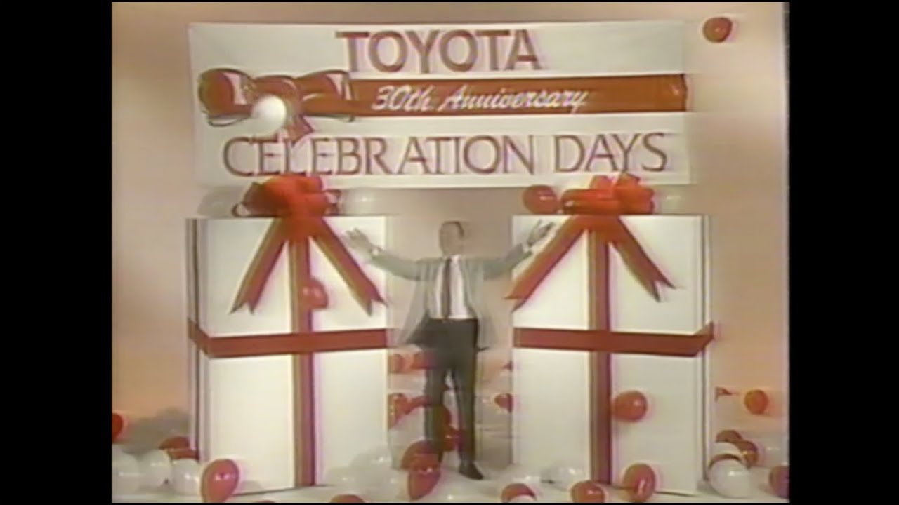 Toyota 30th Anniversary Celebration Days Commercial (1987) (VHS Rip ...