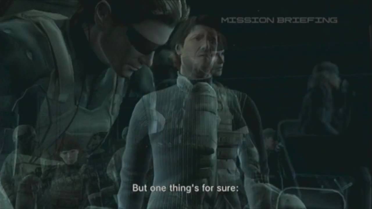 Metal Gear Solid 4 walkthrough 058 Act V Mission Briefing - YouTube