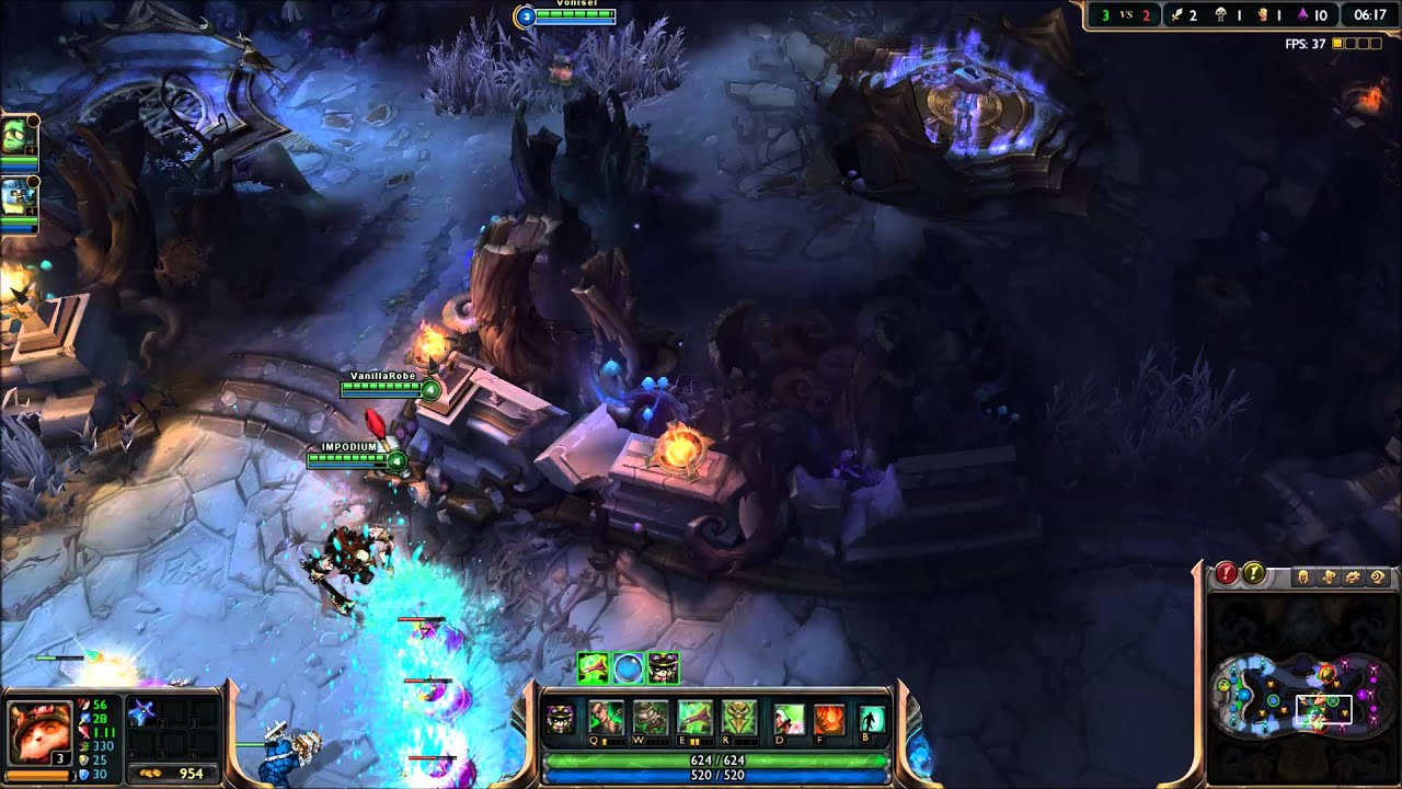 League of Legends 3v3 part 1 - YouTube