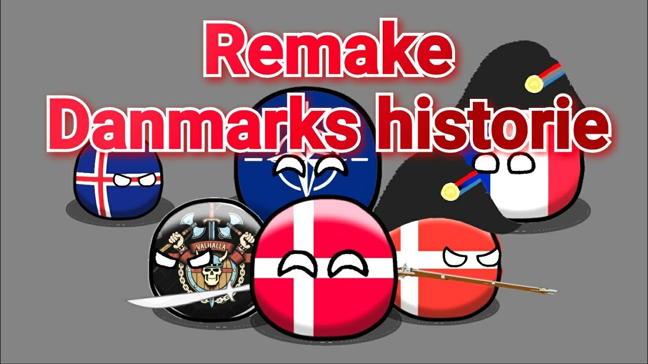 History of Denmark Remake. Ремейк история Дании. Countryballs ...