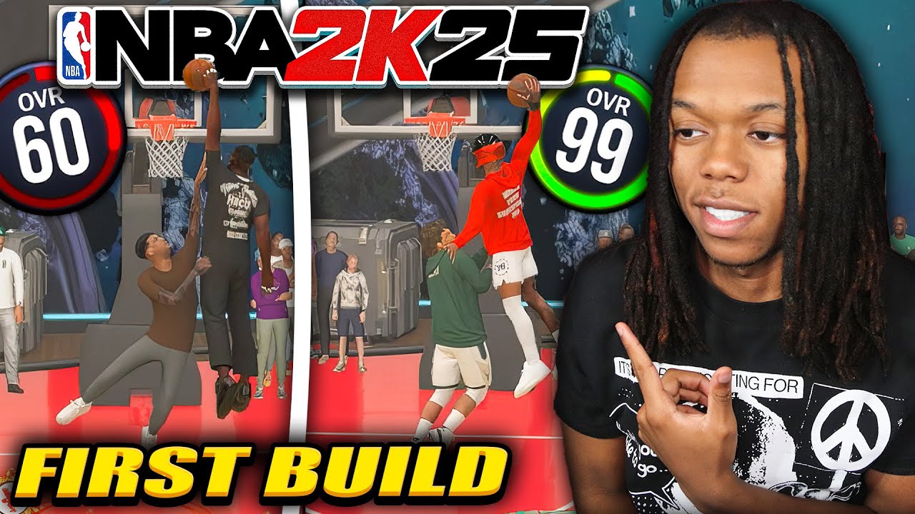 Playing NBA 2k25 With My First Build I Created On NBA 2k25! (+12 Cap ...