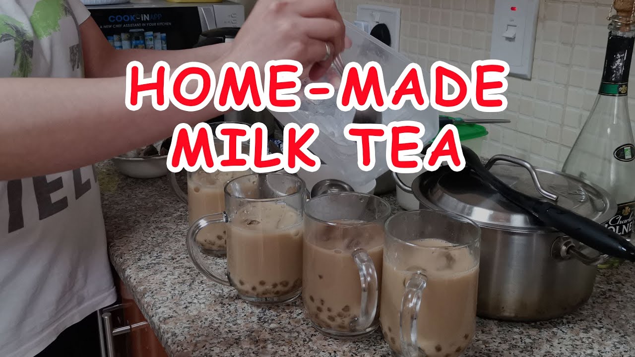 How to Make Milk Tea (DIY) | Tapioca Pearl Recipe | Boba Milk Tea - YouTube