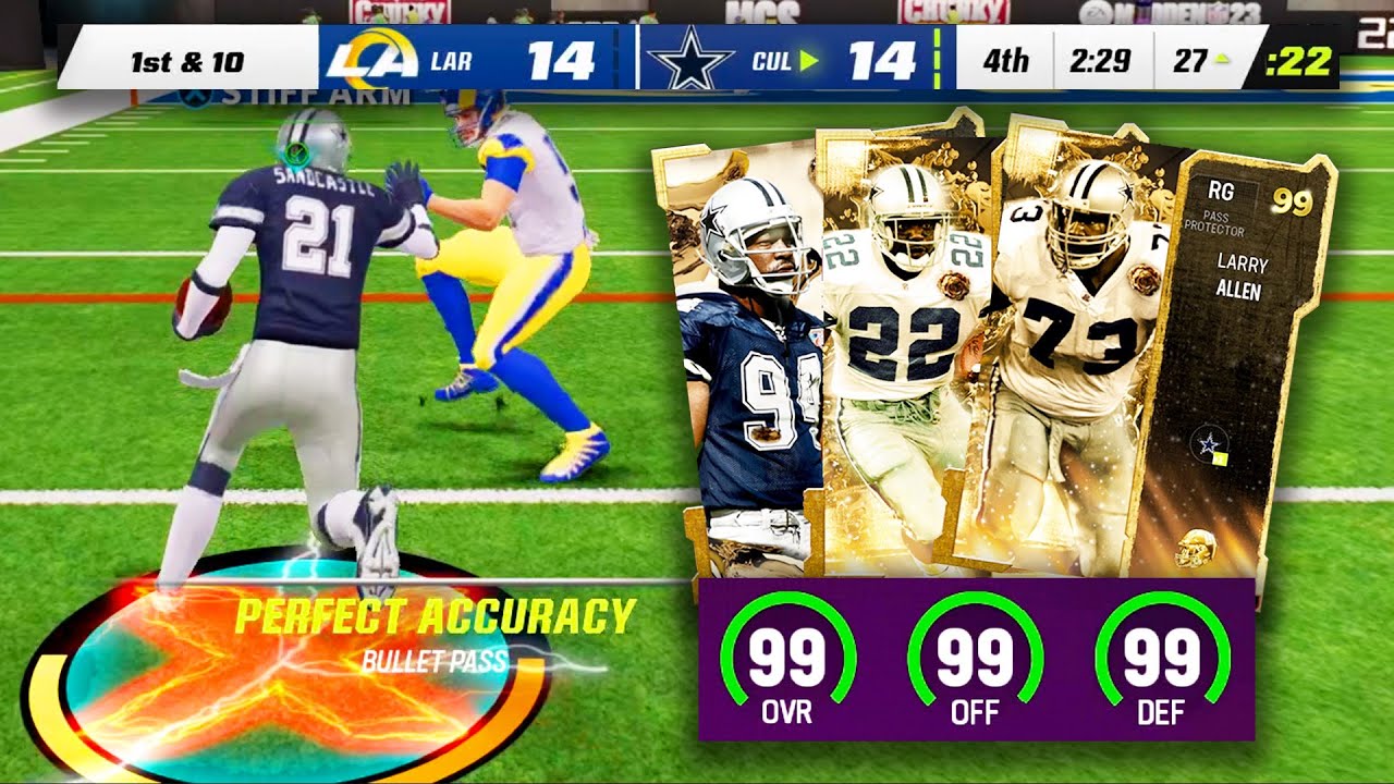i spent 2 MILLION COINS on an Offensive Lineman… 99 OVERALL COWBOYS ...