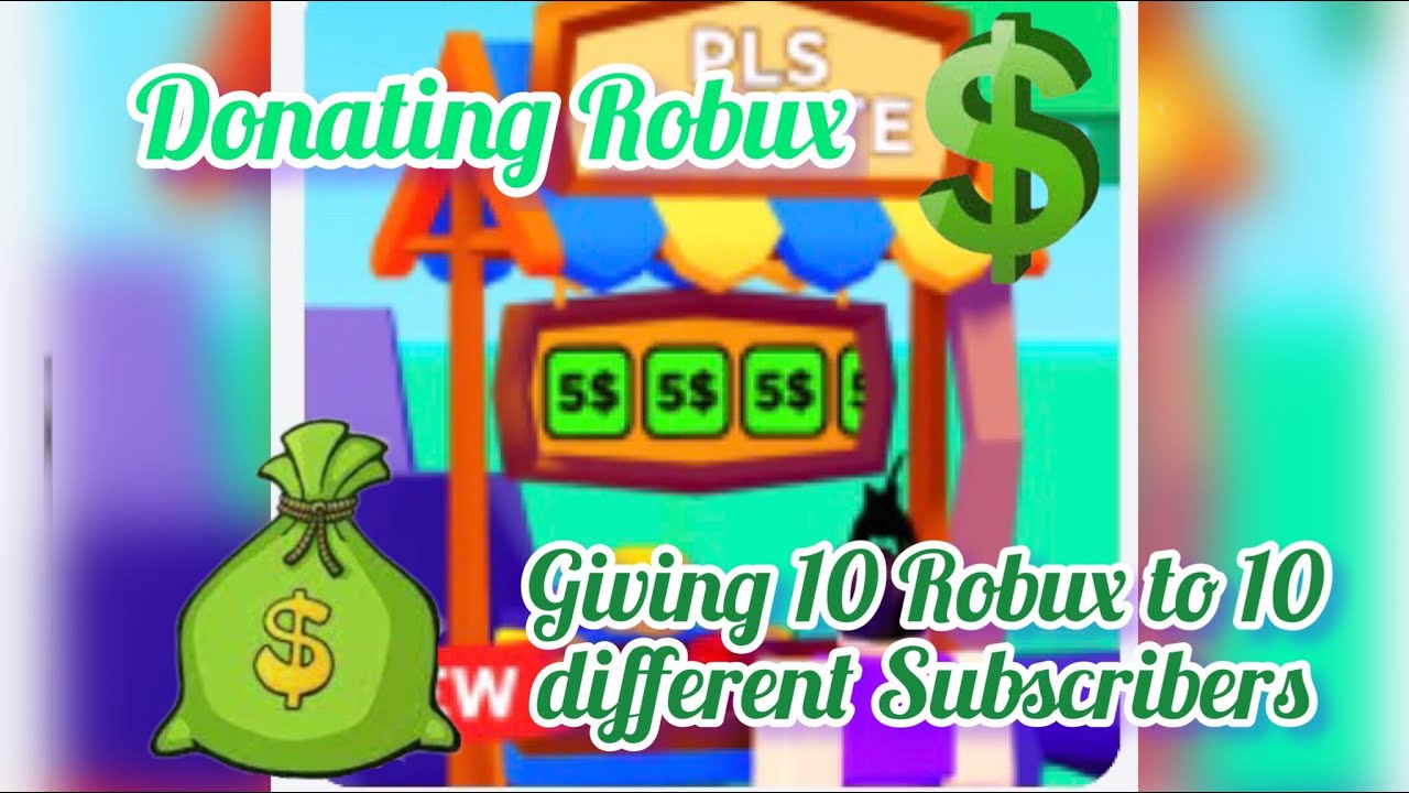 Roblox-Please Donate Live Stream (Donating Robux) - YouTube