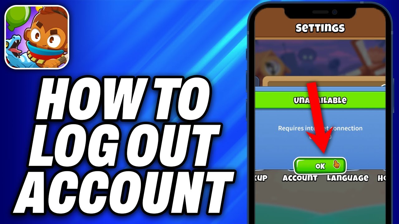 How To Log Out of BTD6 Account -Easy Fix - YouTube