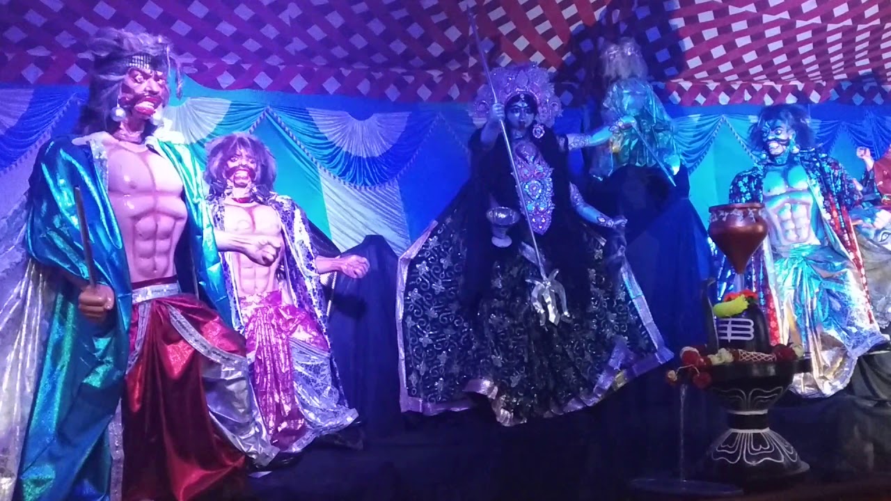 Dhobi mohalla durga pooja shohratgarh 2018 - YouTube