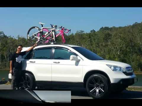 เเร็คจักรยาน HONDA CR-V BIKE RACK - ROOF RACK - YouTube