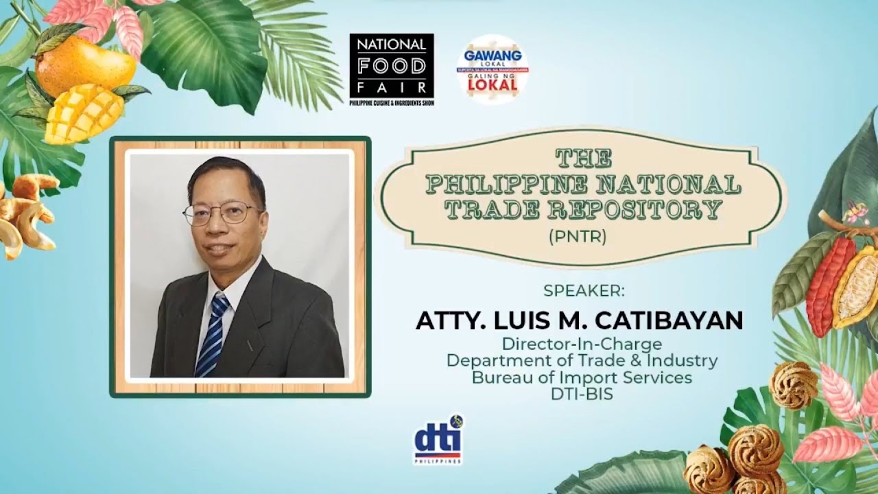 The Philippine National Trade Repository - YouTube