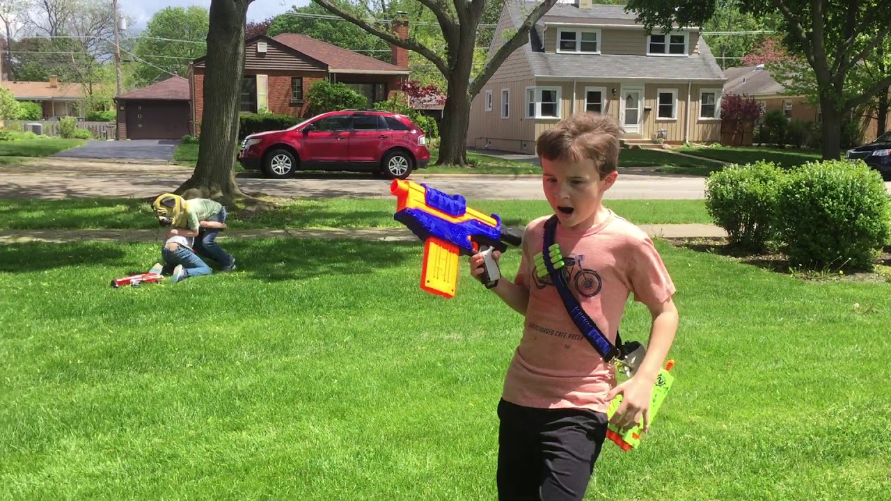 Pug Invasion Nerf Battle - 1 - YouTube