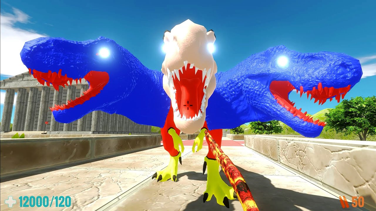 DEATH RUN ANCIENT vs SUPER HYDRA SHAZAM T-REX - Animal Revolt Battle ...