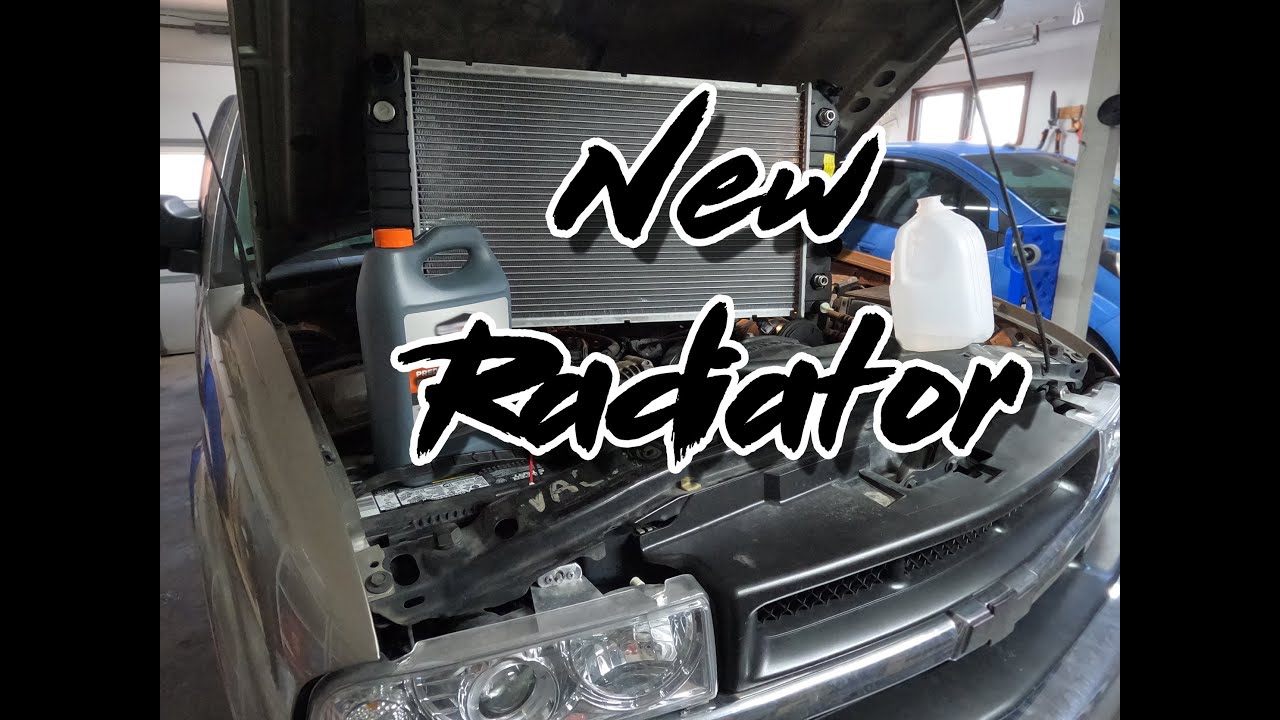 2002 Chevy S10 Radiator Replacement #asmr #chevrolet #chevy - YouTube