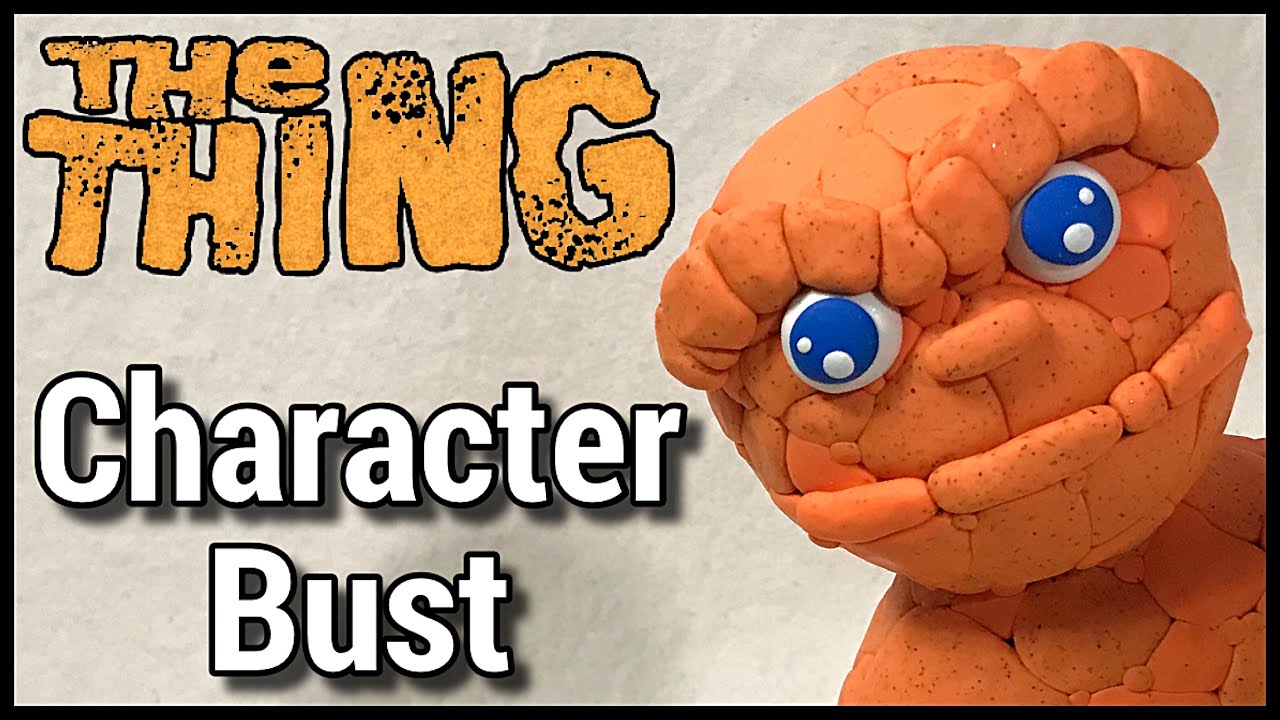 Sculpting The Thing Character Bust out of Premo Sculpey (Part of my ...