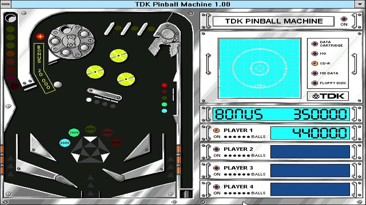 Kiwi - TDK Pinball Machine - 1995 - YouTube