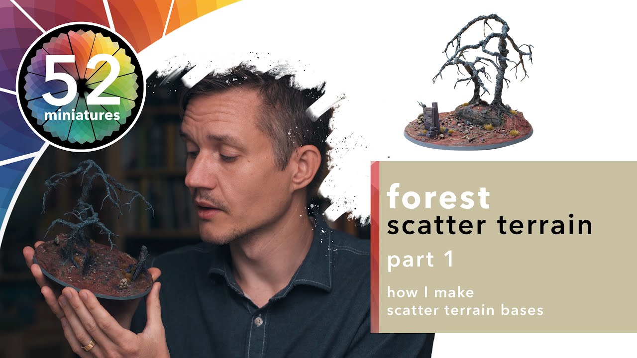Crafting a tabletop forest scatter terrain - part 1 - The base - YouTube