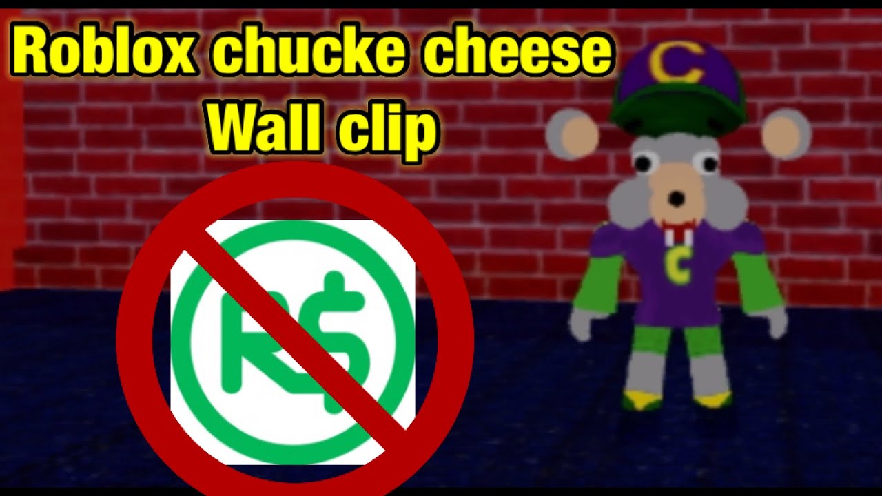 Roblox chucke cheese wall clip | and out of bounds glitch - YouTube