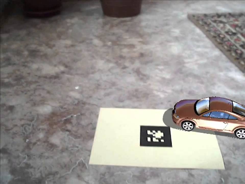 Keyboard controlled car in augmented reality_(720p) - YouTube