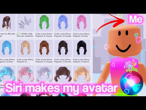 Siri makes my ROBLOX AVATAR -😭🤨🥹