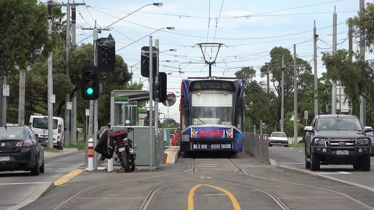 4K Brilliant New Tram Terminus - Route 58 West Coburg Melbourne - Yarra ...