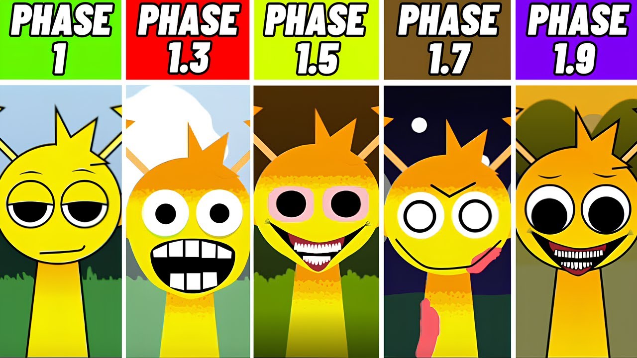 Incredibox Sprunki Retake But Phase 1 VS Phase 1.3 VS Phase 1.5 VS ...