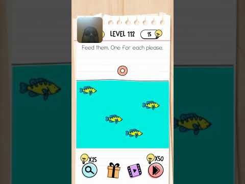 Brain Test Level 112 Feed them one for each please # ...