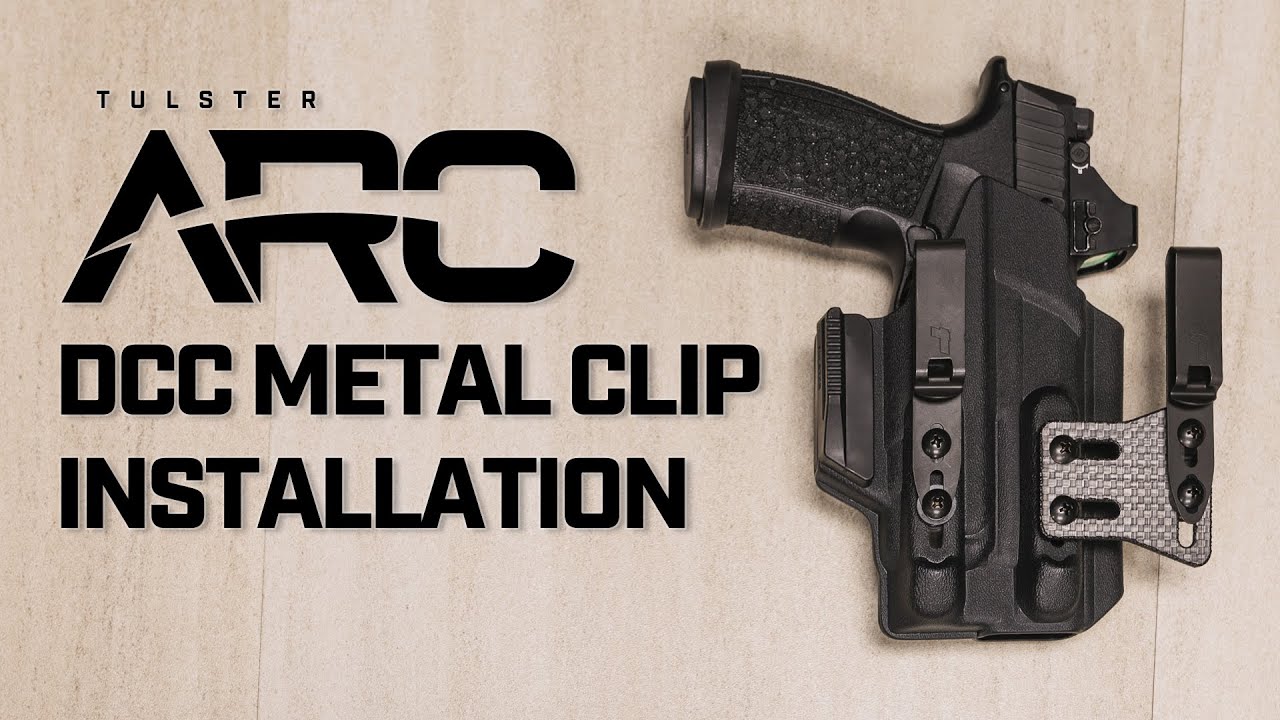 The ARC Holster - DCC Clip Installation - YouTube