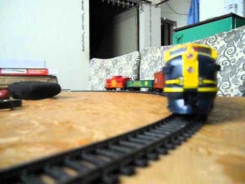 My Rail Charger model train set First test run part 2 - YouTube