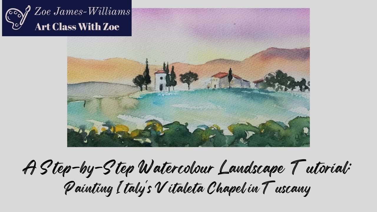 A Step-by-Step Watercolour Landscape Tutorial: Painting Italy's ...