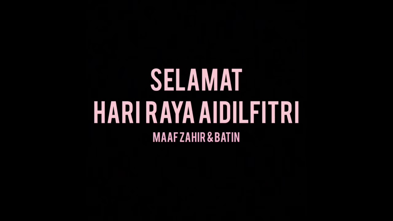 Selamat Hari Raya By Pelajar Sinografi Part4 2020 - YouTube