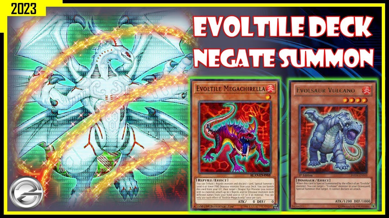 Yugioh Duel Links | Evoltile Deck Negate Summon Gameplay August 2023 ...