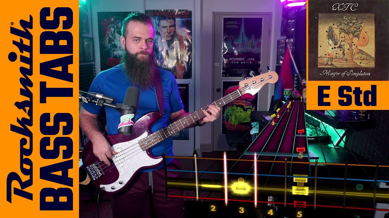 XTC－The Mayor Of Simpleton｜Bass Tabs [E Standard][Rocksmith] - YouTube