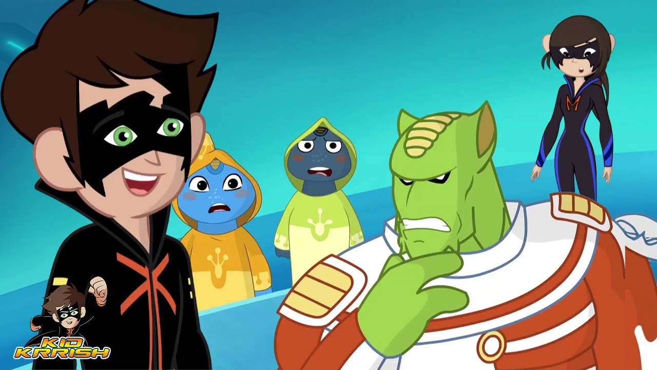 Kid Krrish vs Gazonians | वो उनमें से एक है। | Best Cartoon For Kids ...