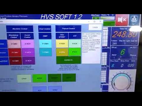 Video - 2 Yashka Infotronics HVS Model Ventilator is manufactured in ...