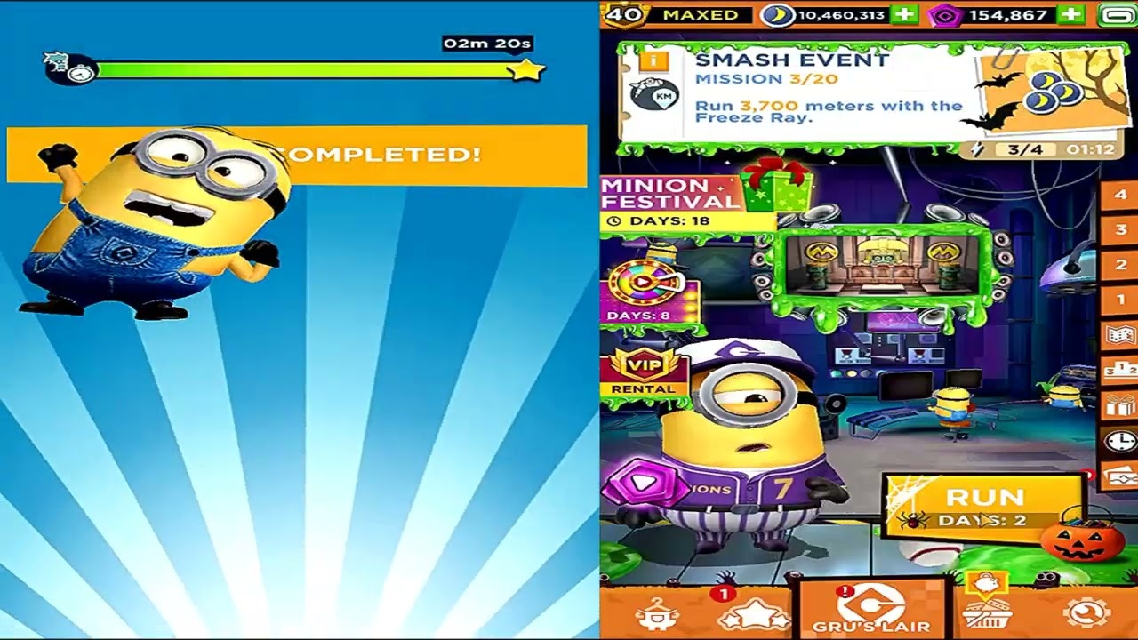 🚀Minion Rush Despicable Me🚀, Android Reverse Gameplay HD - Smash Event ...
