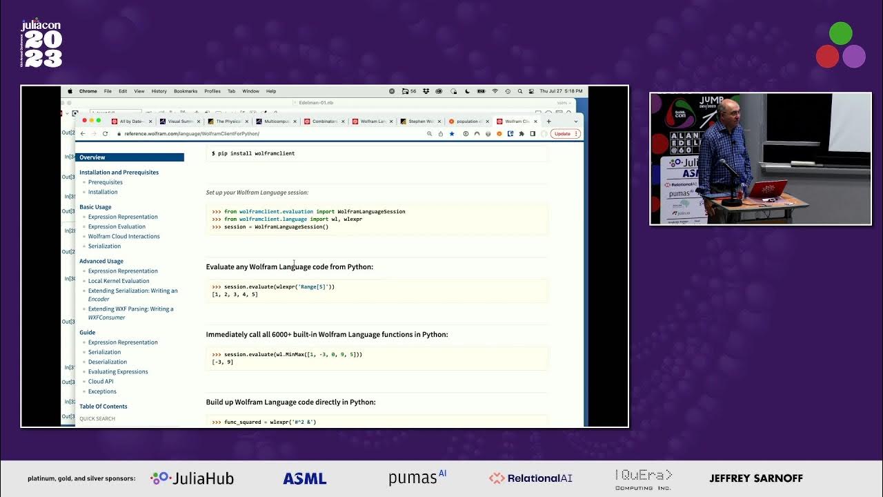 JuliaCon 2023 Room 26-100 Day 2 - YouTube