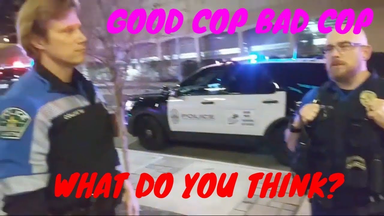 GOOD COP BAD COP @AJoT-101 #1stamendment #copwatch - YouTube