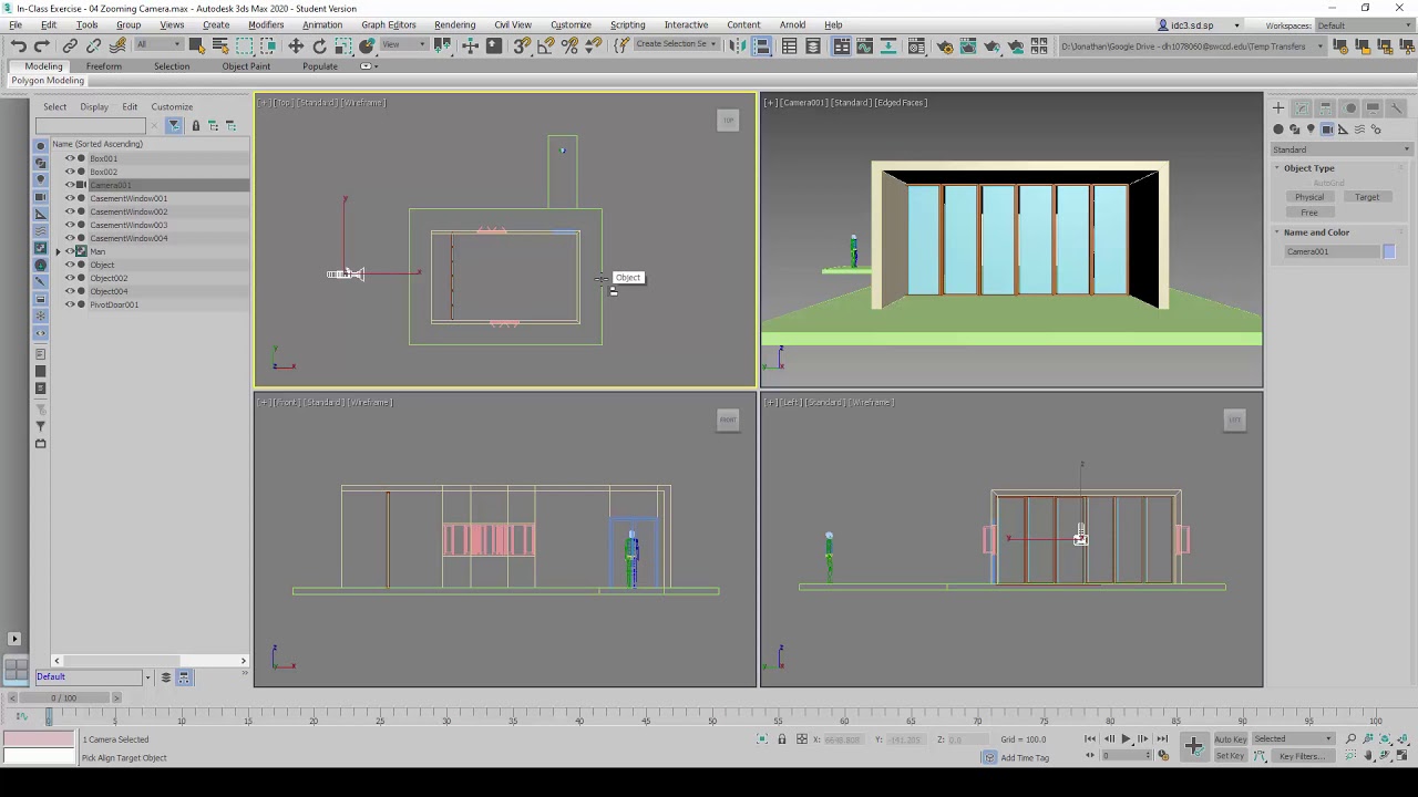 How to Create a Zooming Camera Animation - YouTube