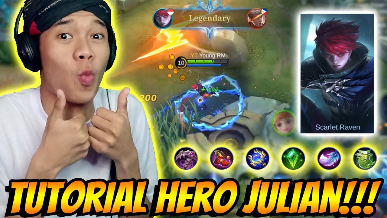 Tutorial New Hero Julian !!! Build & Emblem Yang Bikin Auto Win ...