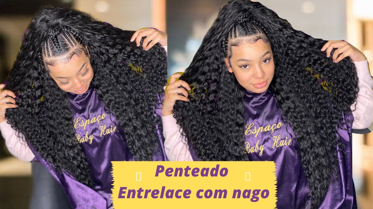 PENTEADO ENTRELACE COM NAGÔ (PASSO A PASSO) - YouTube