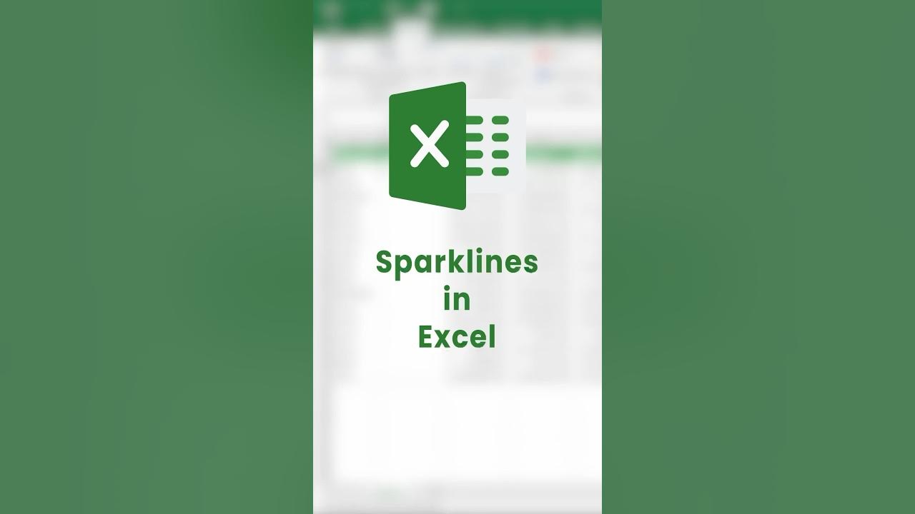 How to create Sparkline in Excel? (In 10 Seconds) | Sparkline Shortcut #shorts #excel - YouTube