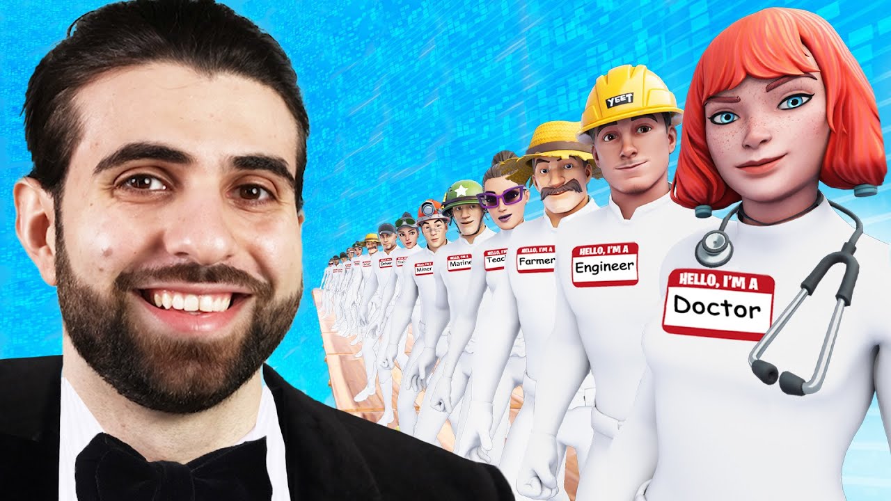 Every JOB Competes in Fortnite! - YouTube