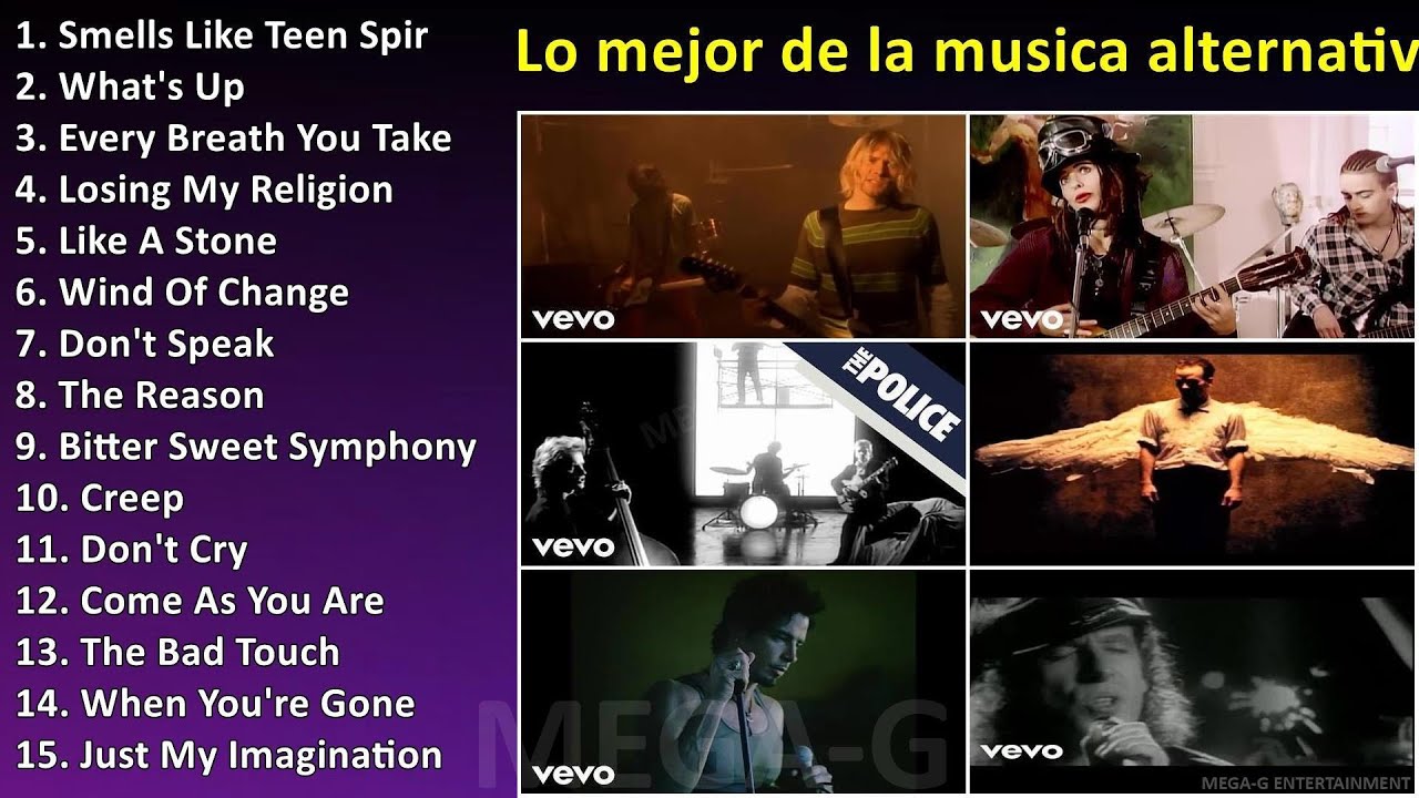 Lo mejor de la musica alternativa ~ Sus Mejores Éxitos - YouTube