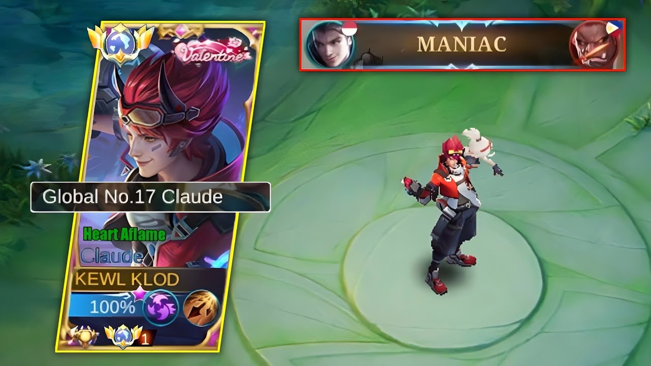 CLAUDE HEART AFLAME SKIN IS HERE!🔥 - YouTube