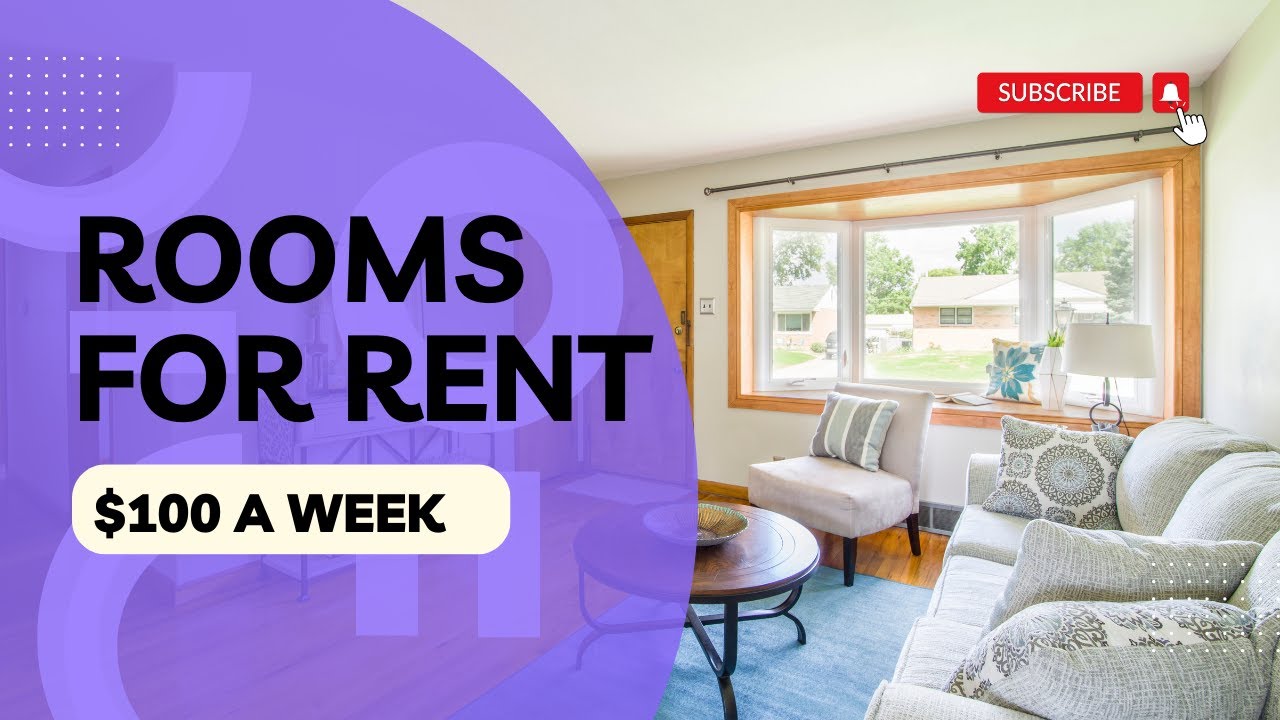 Rooms For Rent $100 A Week Near Me | Book Now - YouTube