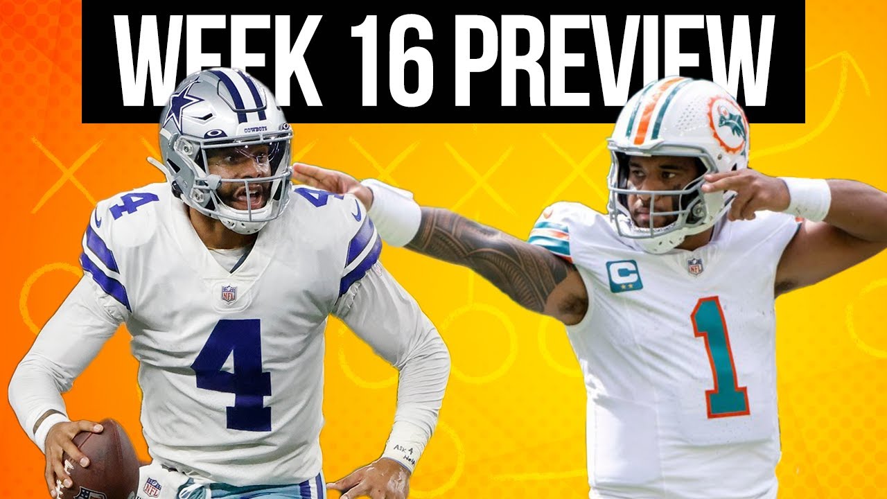 NFL Week 16 Preview - YouTube