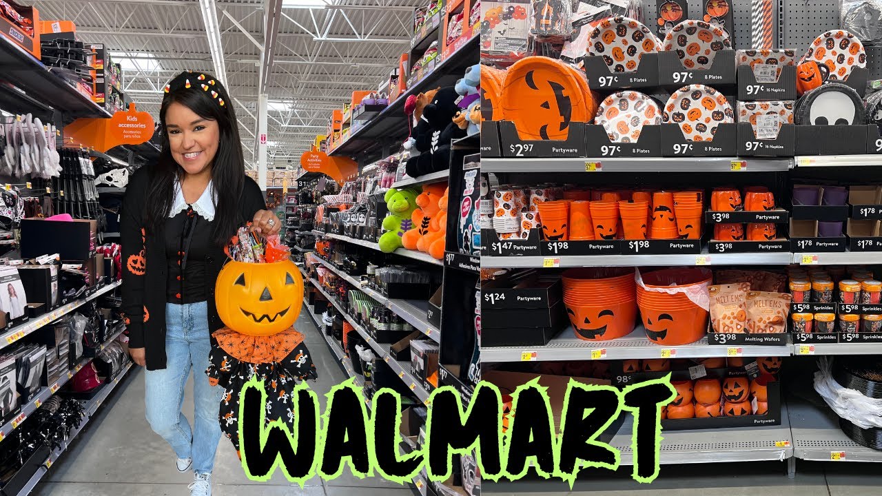 Halloween Shopping at Walmart | Shop with ME! - YouTube
