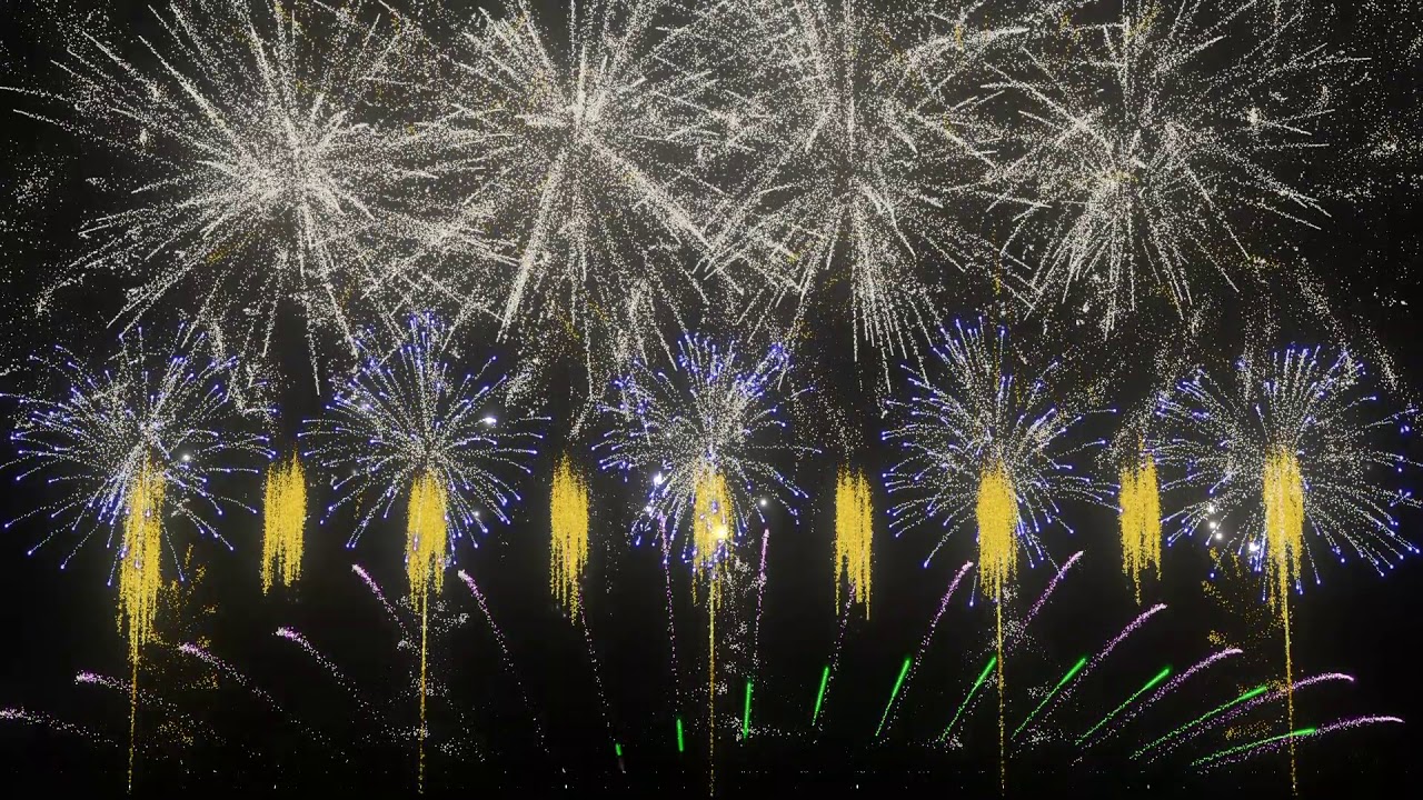 Lonely Starmine Fireworks Simulation - YouTube