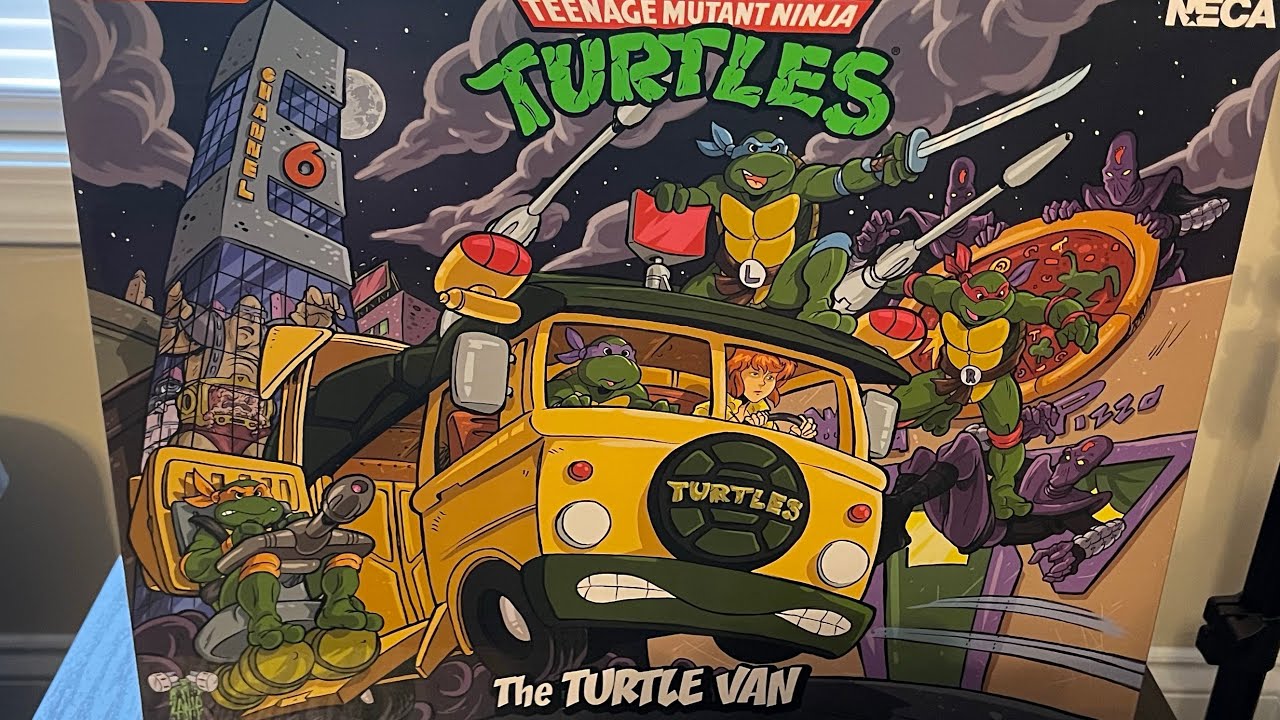 NECA TMNT Turtle Van Review - YouTube