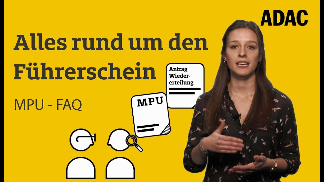 Das müsst ihr zur MPU wissen | ADAC 2018 - YouTube