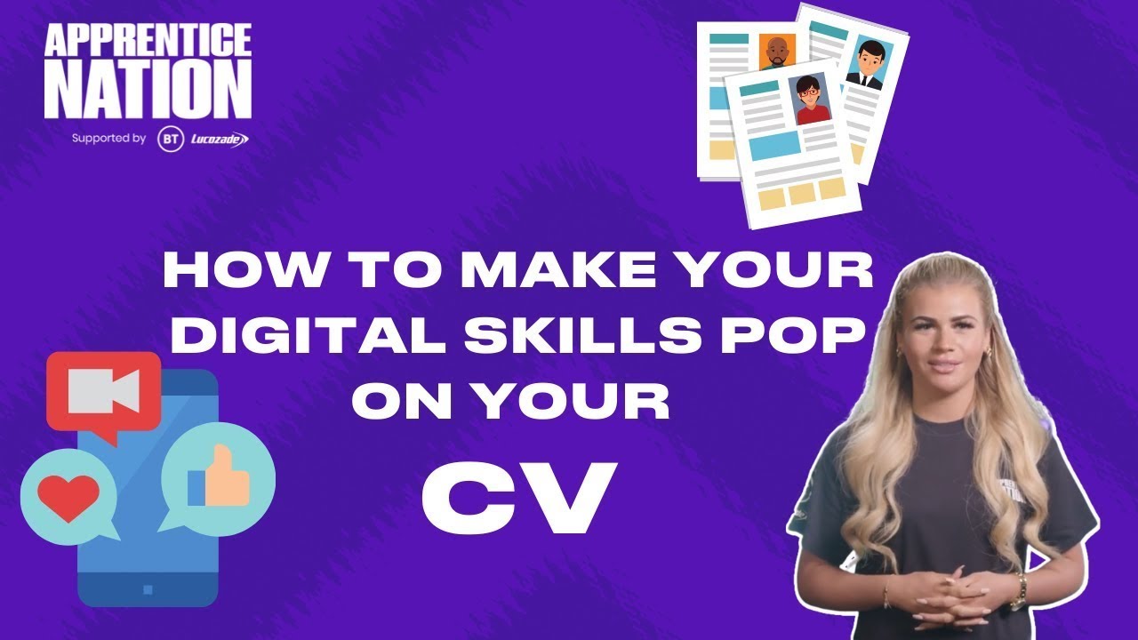 How to make your digital skills pop on your CV! - YouTube