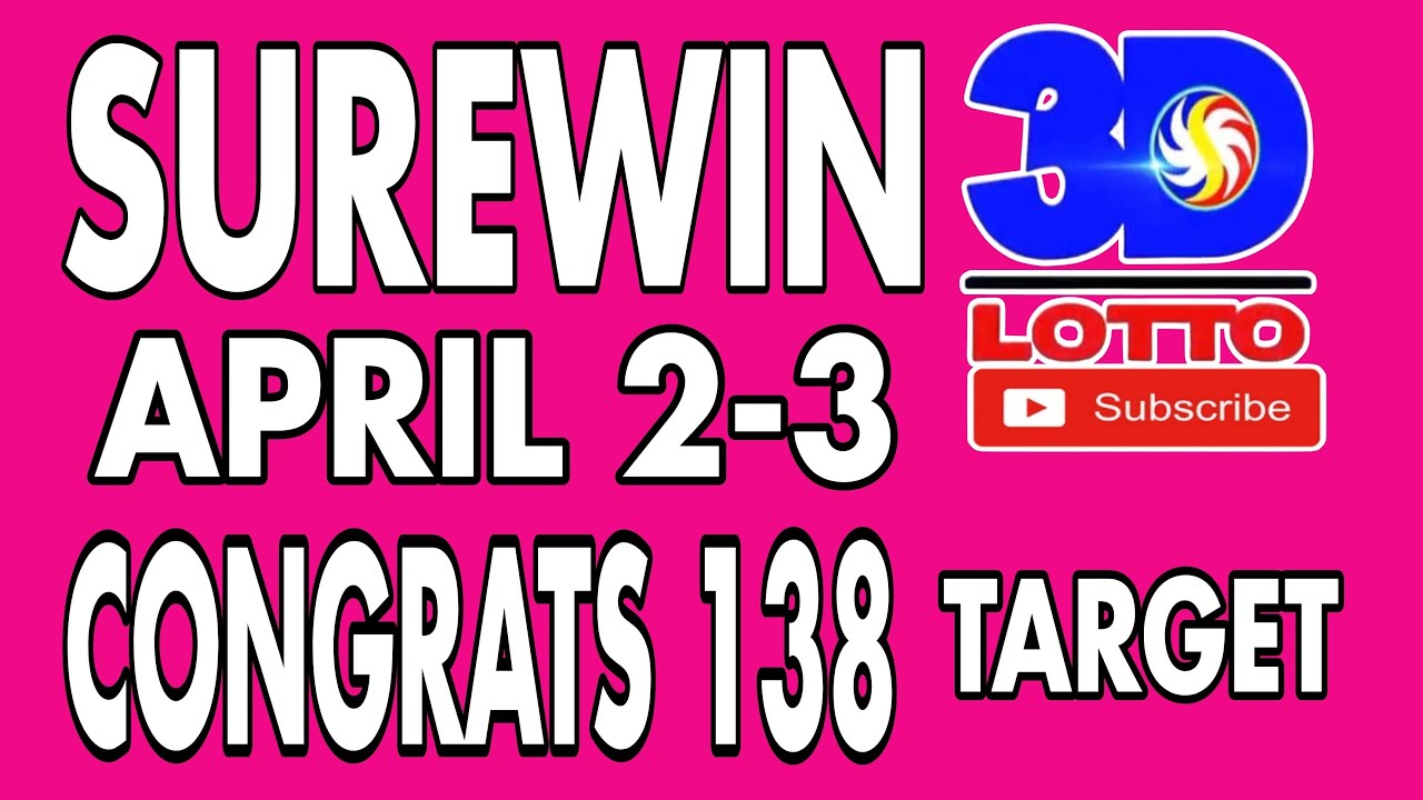SUREWIN APRIL 2-3//CONGRATS 138 TARGET - YouTube